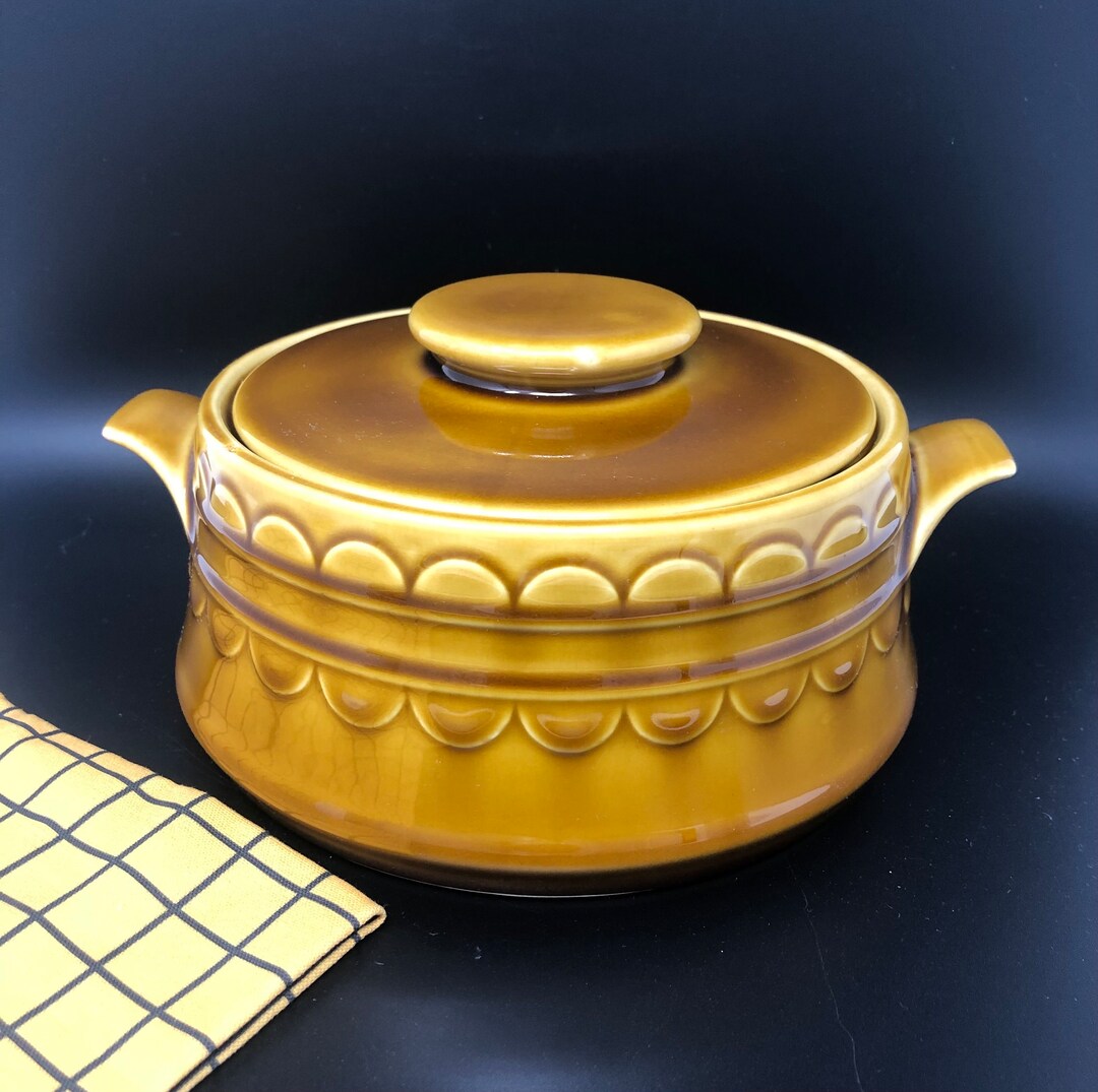 Coventry Castilian Covered Serving Bowl: 1970s Granada Gold Dinnerware ...