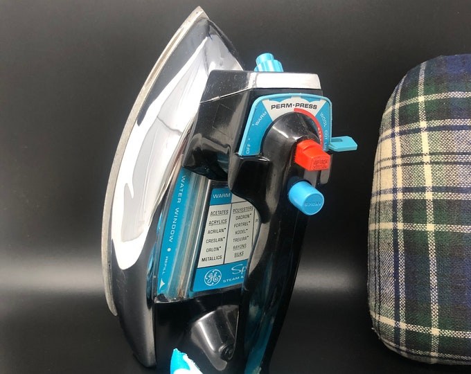 GE Electric Iron Vintage 1960s Model H12F92 1960s Steam Iron 60s ...