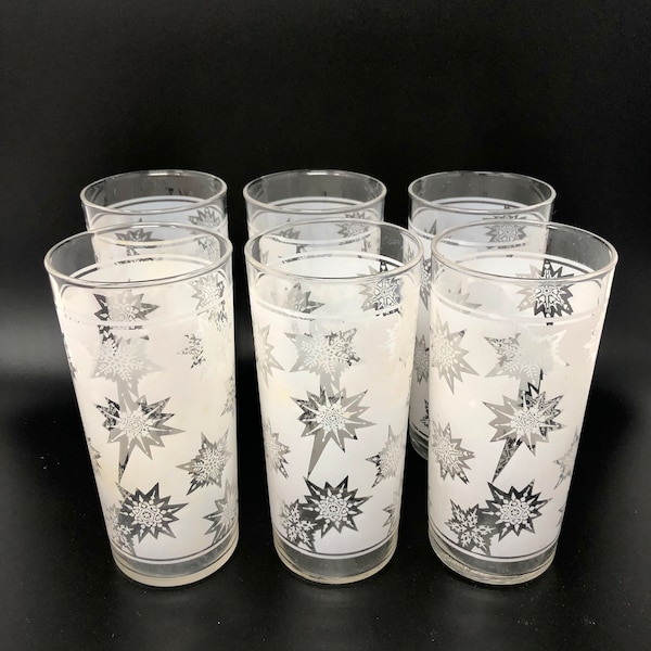 Snowflake Glassware - Etsy