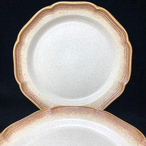 Mikasa Whole Wheat DINNER PLATES Set of 6 Whole Wheat Mikasa Stoneware ...