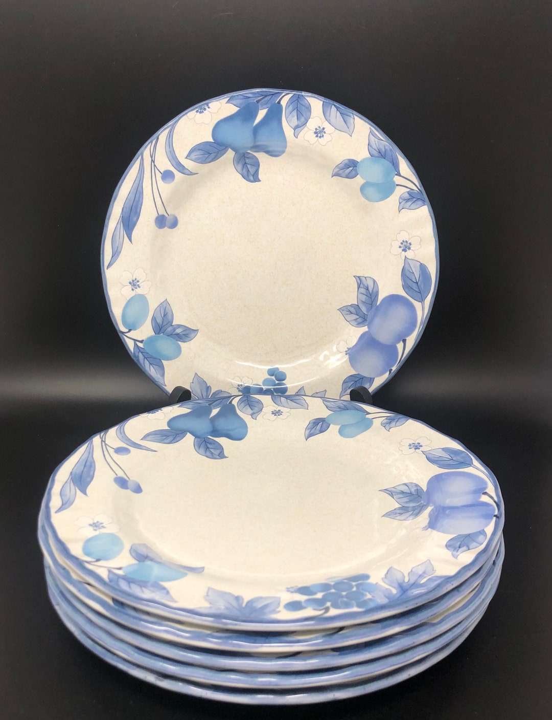 Majestic Grove Mikasa Country Classics SALAD PLATES Set of 6 Country ...