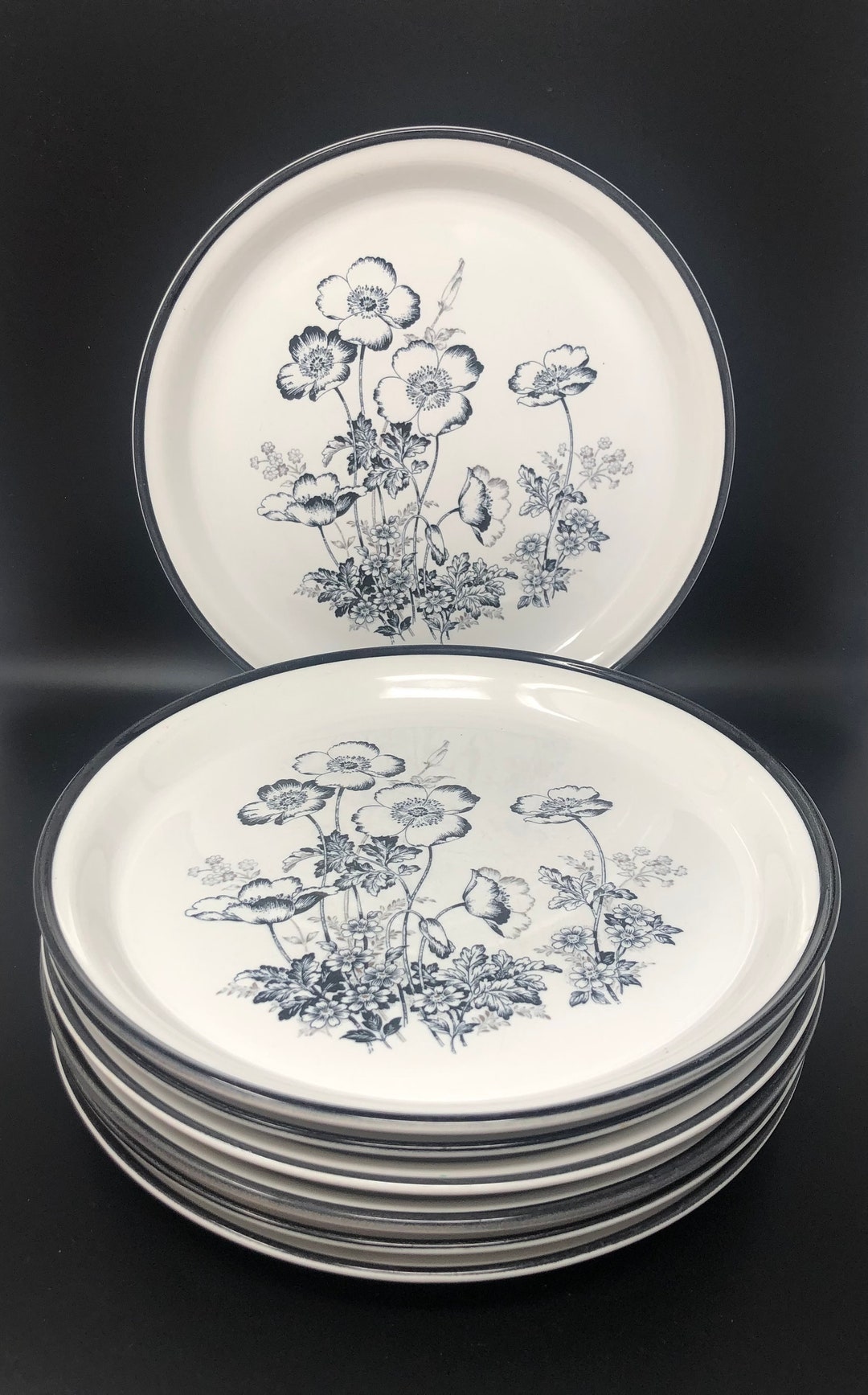 Royal Prestige Blackwood Dinner Plates Set of 7 Blackwood - Etsy