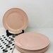 Luray Pastels Pink Bread Plates Set of 5 Taylor Smith and Taylor 1940s ...