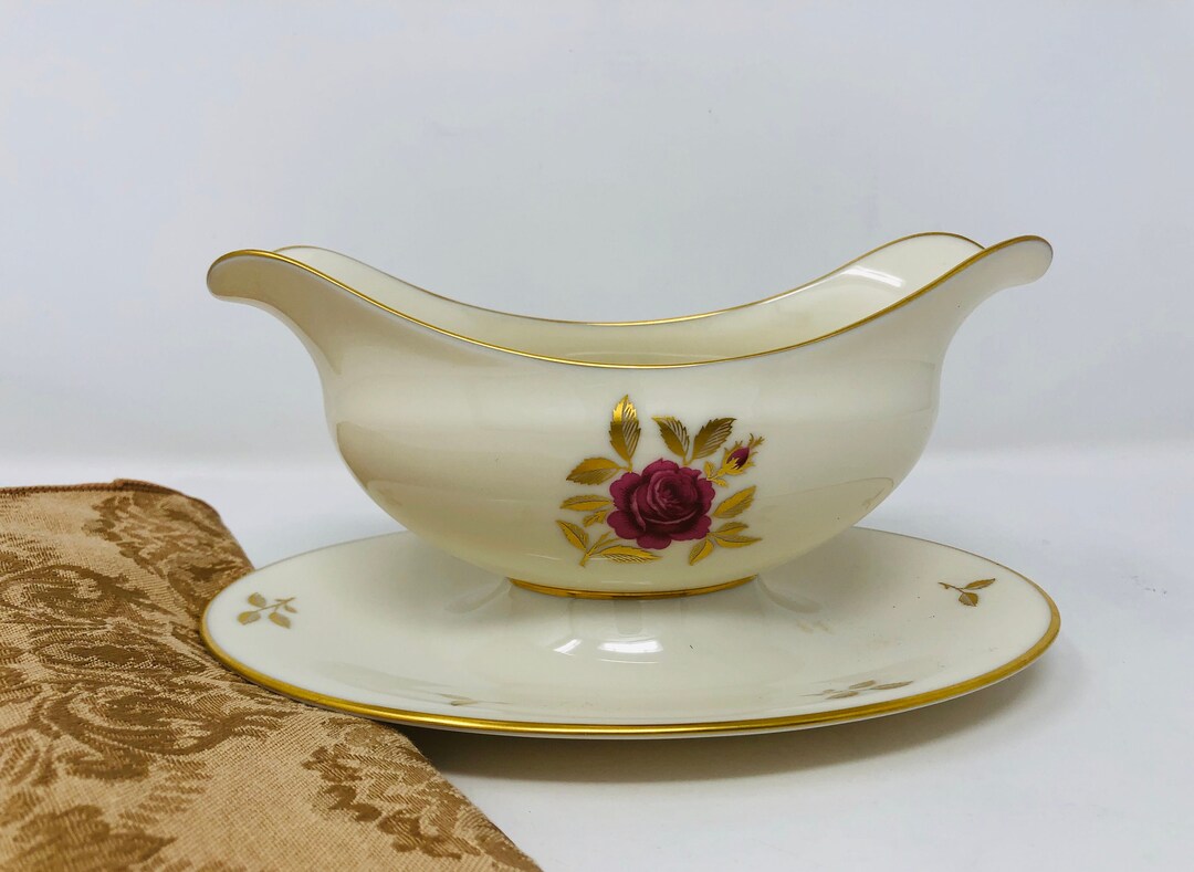 Rhodora by Lenox Gravy Boat 1940s 1950s 1960s 1970s Rhodora by - Etsy