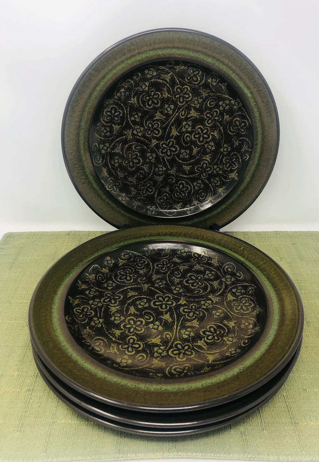 Franciscan Madeira DINNER Plates Set of 4 Mediterranean Dinnerware ...