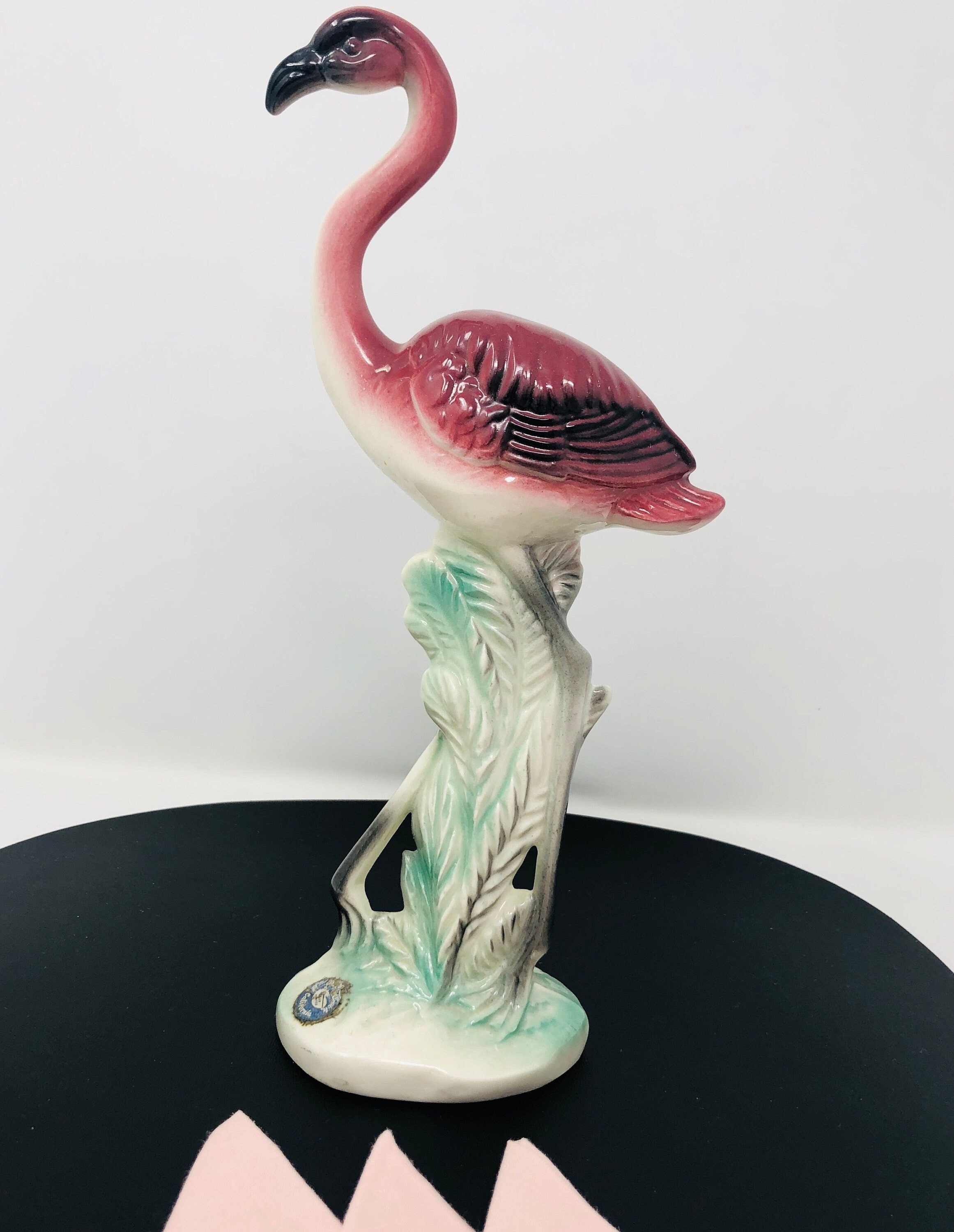 Pink Flamingo Figurine 1950s California Ceramic Flamingo - Etsy