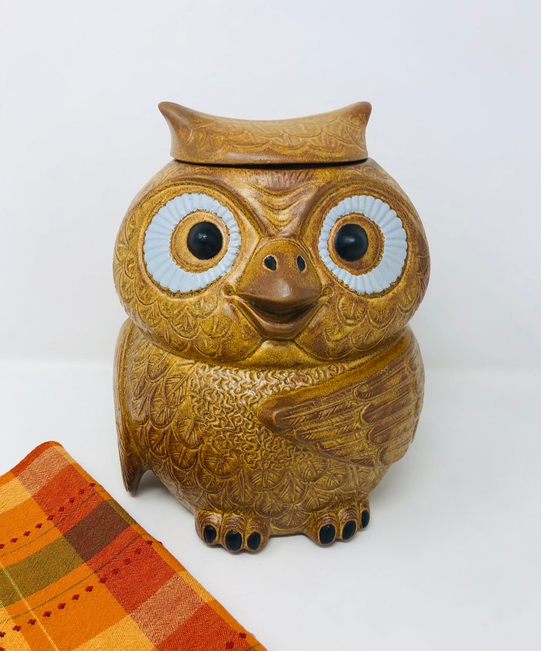 Mccoy Owl Cookie Jar Vintage Cookie Jar Mccoy Owl Collectible Ceramic ...