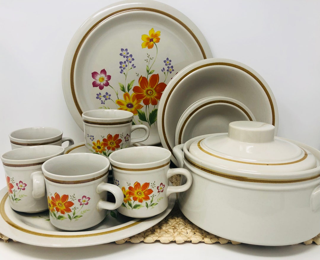 Mikasa Spring Florals Stonecraft 20 Piece Set Mikasa Spring Florals Mod ...