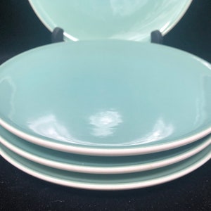 Bombay Green Iroquois SALAD PLATES Set of 4 Ben Seibel Design RARE 1969 ...