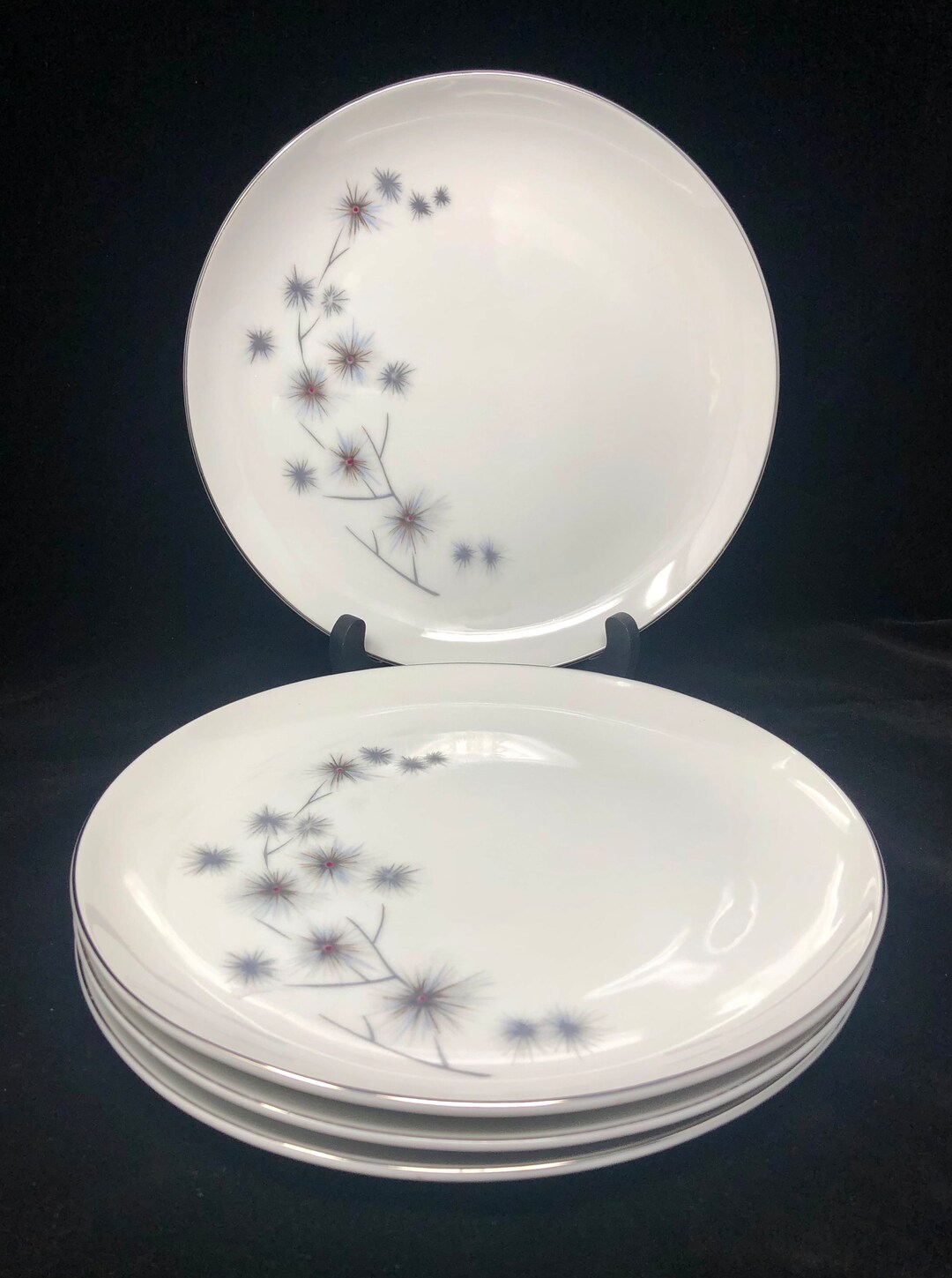 Vintage Starburst Dinner Plates: Mid Century Modern Atomic Dinnerware ...