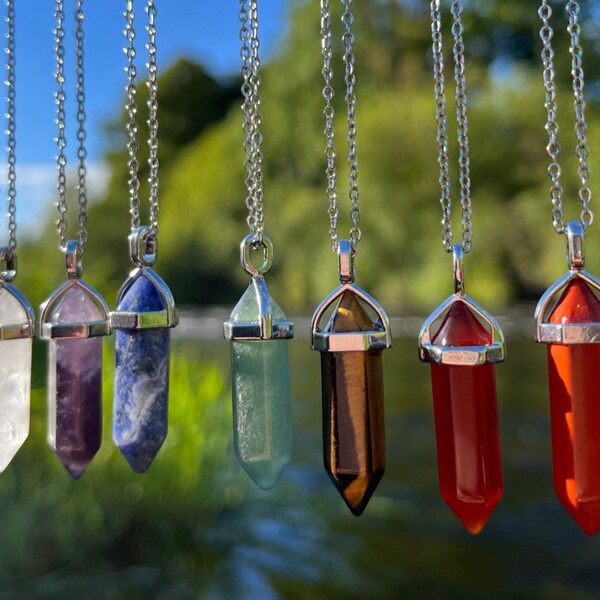 Real Crystal Necklace - Etsy