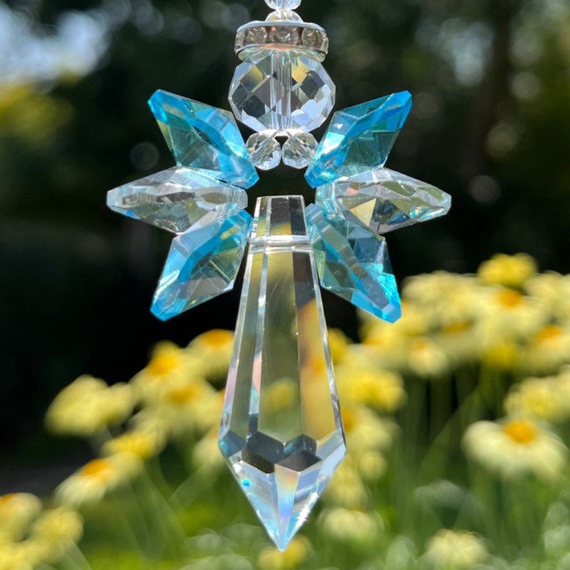 Swarovski Angel Suncatcher - Etsy