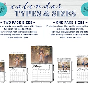 Custom Designed Photo Wall Calendar, Personalized for You, Momento ...