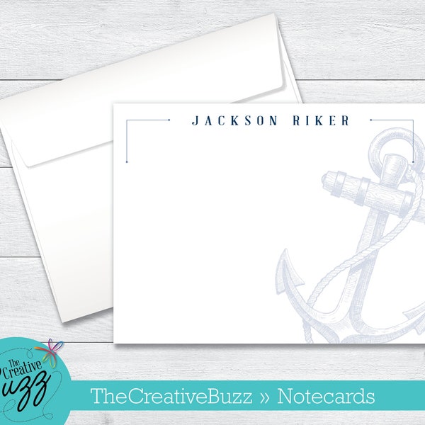 Nautical Note Cards - Etsy