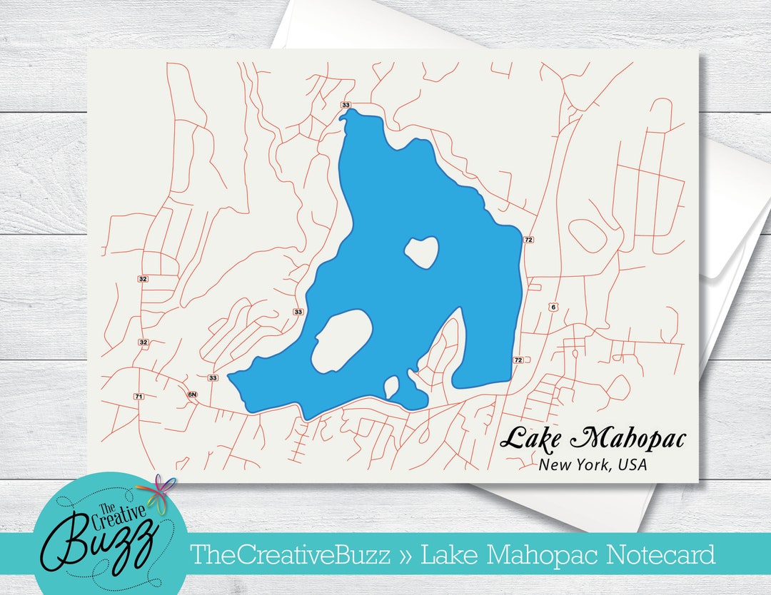 Lake Set | Lake Mahopac 1 | Note Cards & Envelopes - Etsy