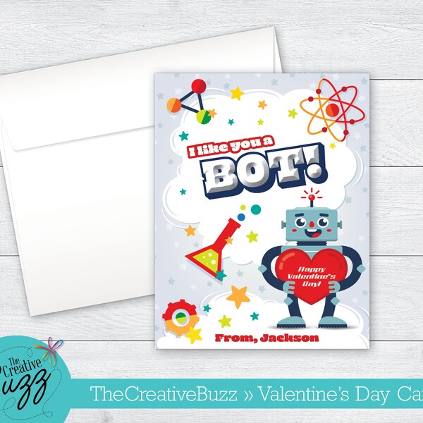 Valentine Robot - Etsy