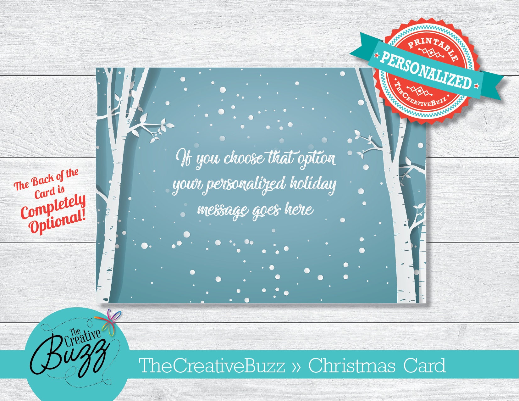 Elf Yourself Merry Christmas Greeting Card With Personalized Message ...
