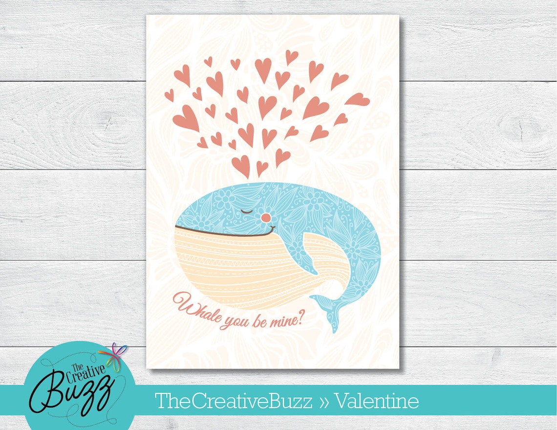 Cute Kid Friendly Valentine's Day Cards Bundle Set of 8 | Etsy