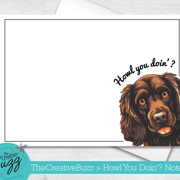 Cocker Spaniel Note Cards - Etsy