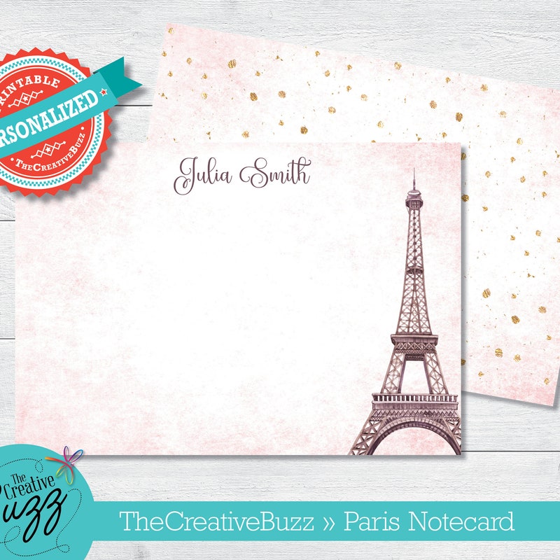 Paris Note Cards - Etsy