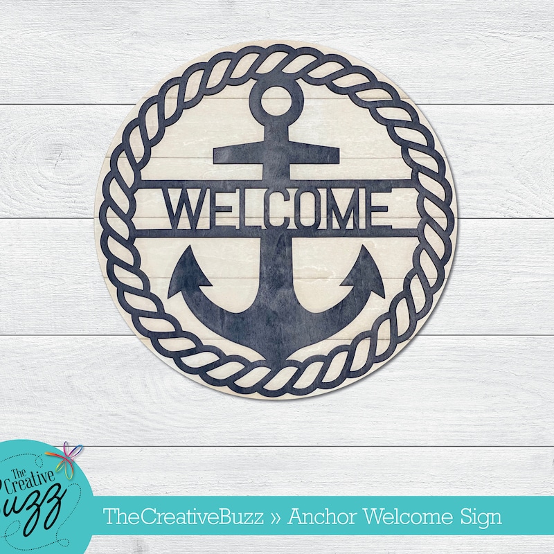 Nautical Anchor Sign - Etsy