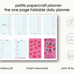 Mean Girls Burn Book Inspired Lined Notebook Paper One Page Foldable ...