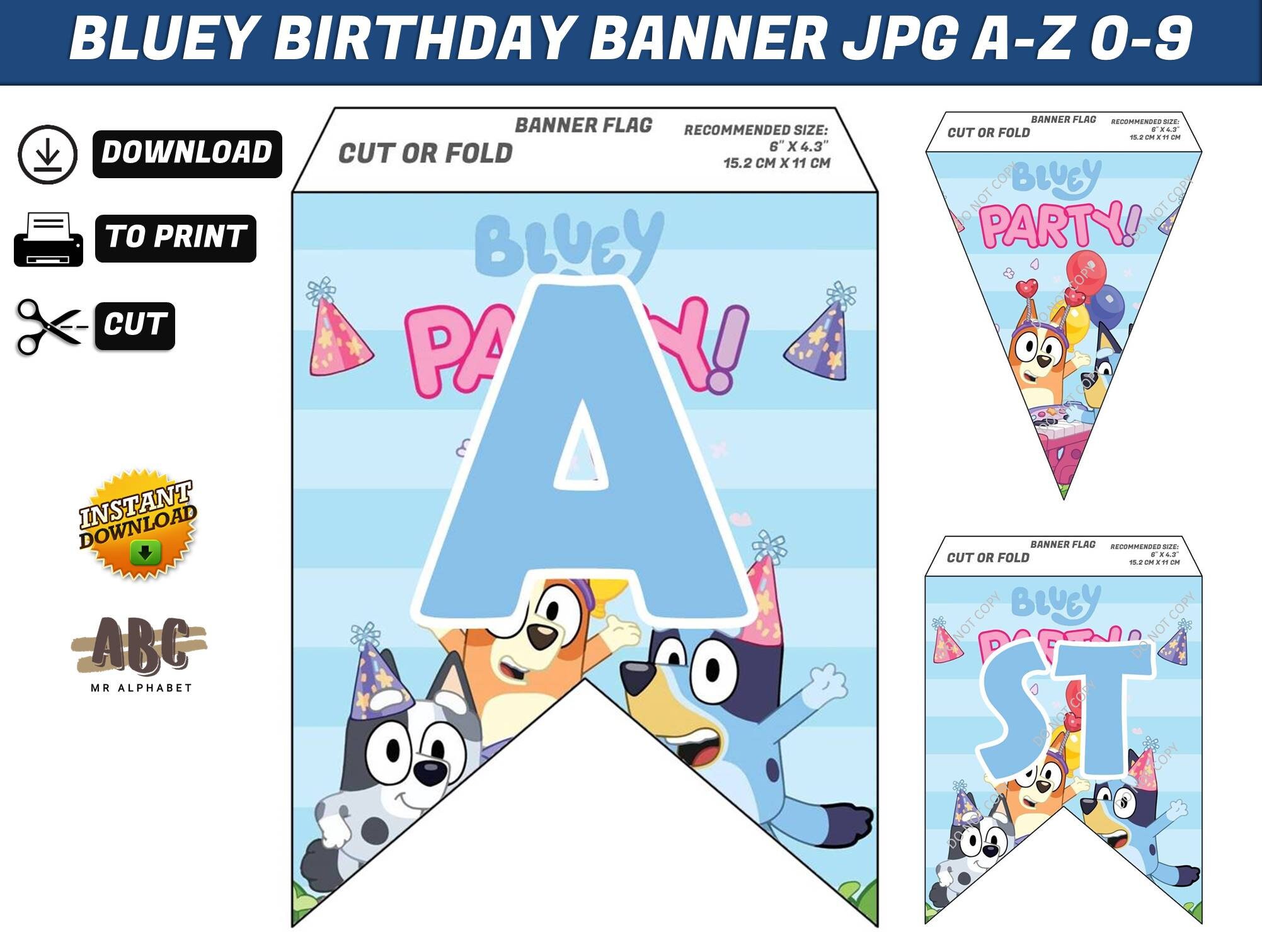 Bluey Alphabet PNG Bluey Letters Png 50 Bluey Images Png - Etsy UK