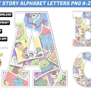 Toy--story Alphabet PNG - Toy--story Birthday Banner - Toy--story ...