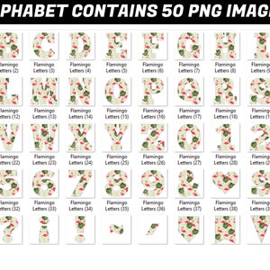 Flamingo Alphabet PNG - Flamingo Birthday Banner - Flamingo Party ...