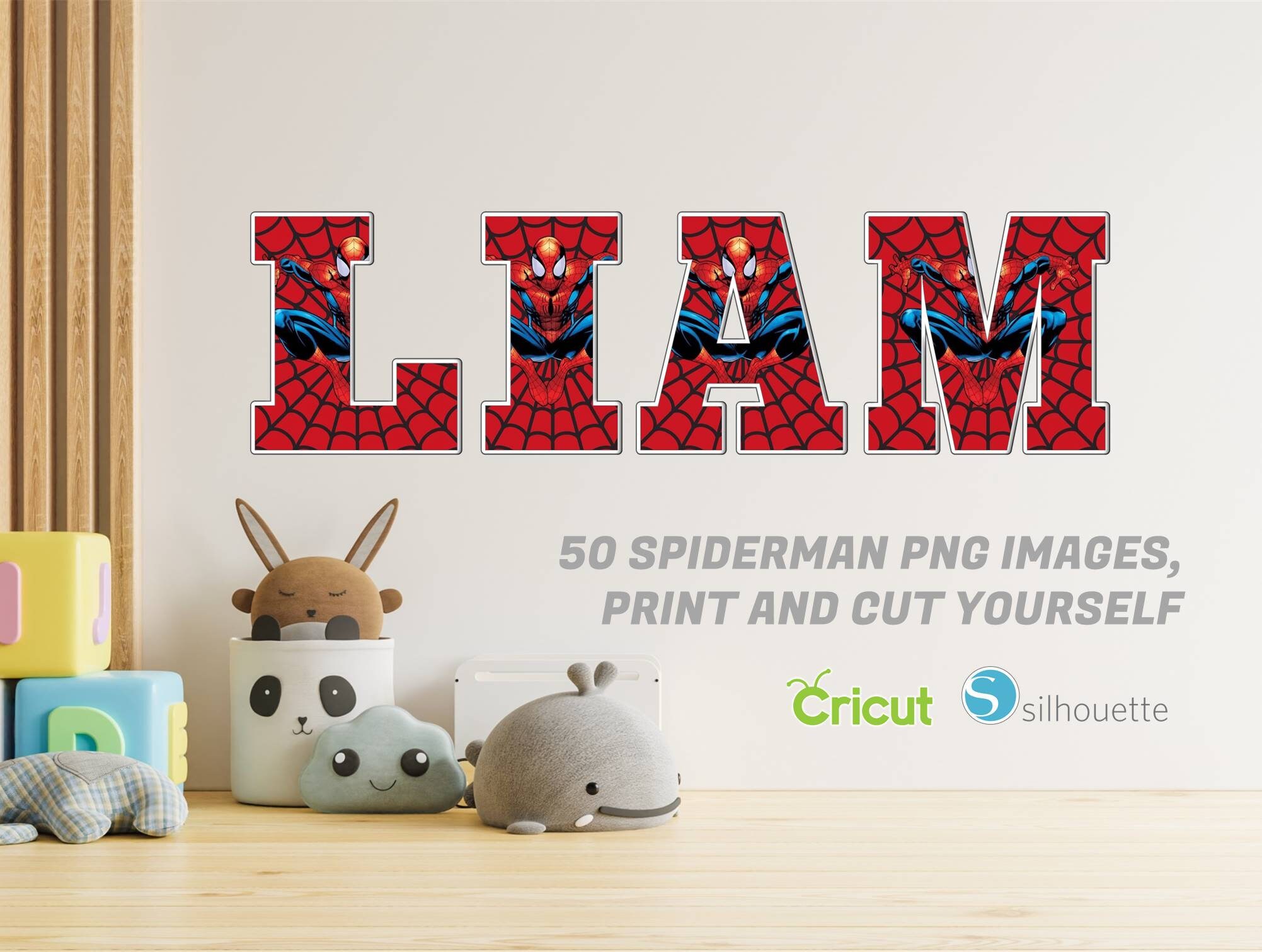 Spiderman Alphabet PNG Spiderman Birthday Banner Spiderman - Etsy