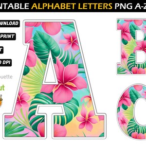 Hawaii Alphabet - Hawaii Font Png - Hawaii Letters - Printable Hawaii ...