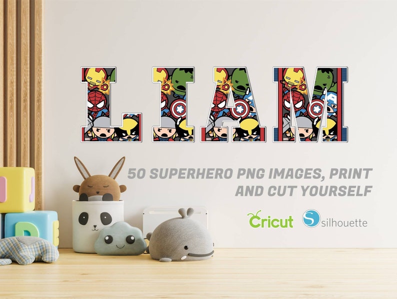 Superhero Alphabet PNG Superhero Birthday Banner Superhero - Etsy