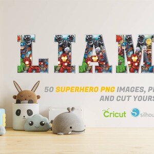 Superhero Alphabet Png - Superhero Birthday Banner - Superhero Alphabet ...