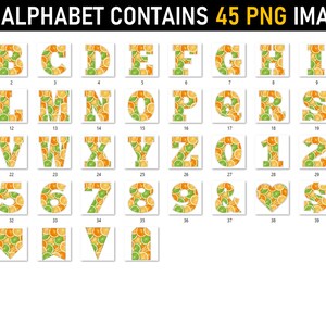Lemon Alphabet PNG Lemon Birthday Banner Lemon Letters Png Lemon Font ...