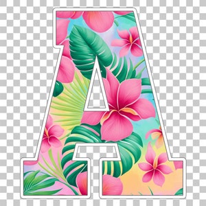 Hawaii Alphabet - Hawaii Font Png - Hawaii Letters - Printable Hawaii ...