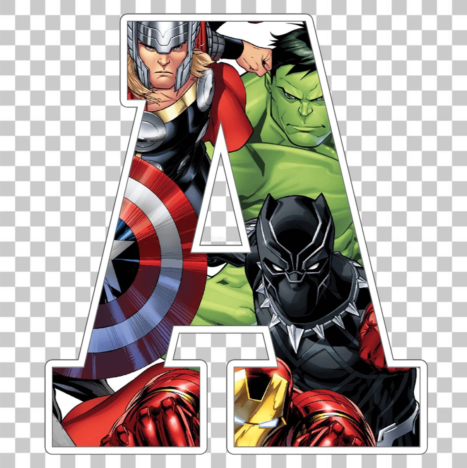 Superhero Alphabet Png Superhero Birthday Banner Superhero - Etsy Canada