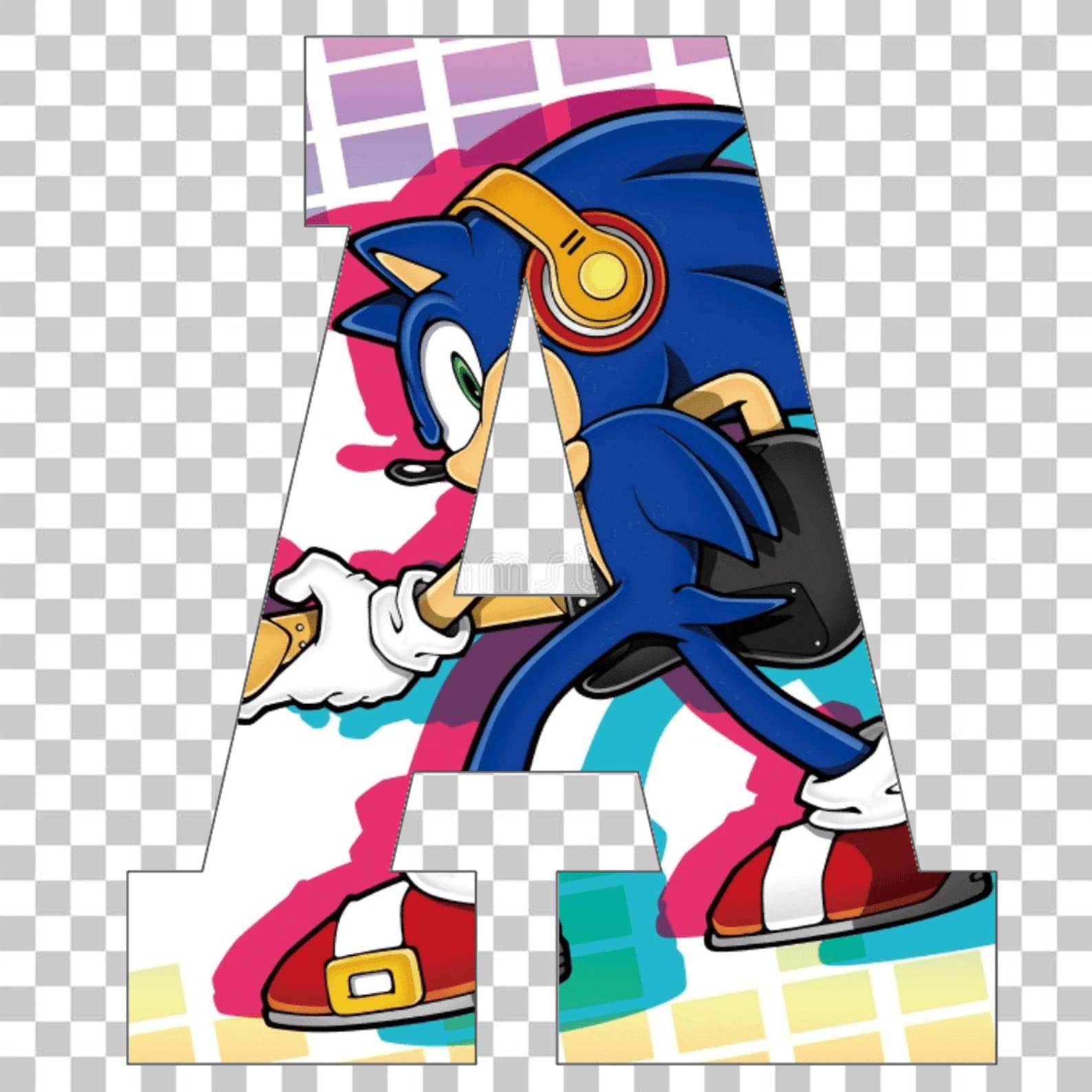 SONIC ALPHABET PNG Sonic Alphabet Letters Png 48 Images - Etsy Hong Kong