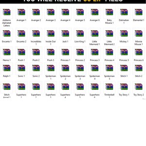 MEGA PACK 50 ALPHABET - Each Alphabet Contains 45 Images Png - Total of ...