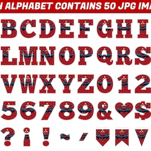 1000 IMAGES - 20 Different Spiderman Alphabets - Spiderman Wall Letters ...