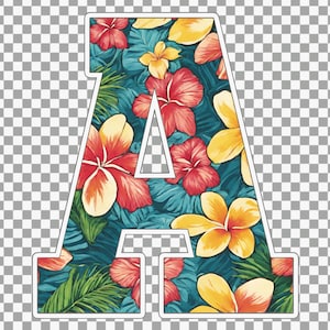Hawaii Alphabet - Hawaii Font Png - Hawaii Letters - Printable Hawaii ...
