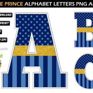 Little Prince Blue Alphabet PNG - Little Prince Birthday Banner ...