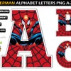 Superhero Alphabet PNG Superhero Birthday Banner Superhero Letters Png ...