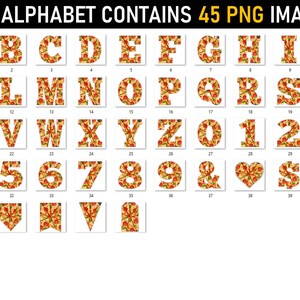 Pizza Alphabet PNG - Pizza Letters Png - Pizza Alphabet Card - Pizza ...