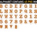 Pizza Alphabet PNG - Pizza Letters Png - Pizza Alphabet Card - Pizza ...