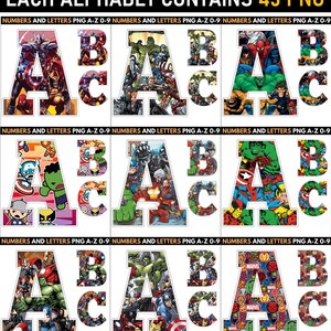 MEGA PACK 50 ALPHABET - Each Alphabet Contains 45 Images Png - Total of ...