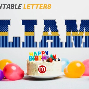 Little Prince Blue Alphabet PNG - Little Prince Birthday Banner ...