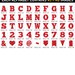 MEGA PACK 50 ALPHABET - Each Alphabet Contains 45 Images Png - Total of ...