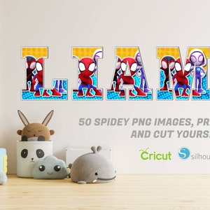 Spidey Birthday -spiderman Alphabet PNG - Amazing Spiderman Numbers ...