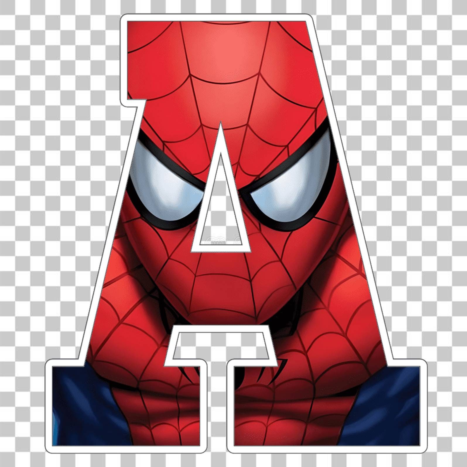 Spiderman Alphabet PNG Spiderman Birthday Banner Spiderman - Etsy UK