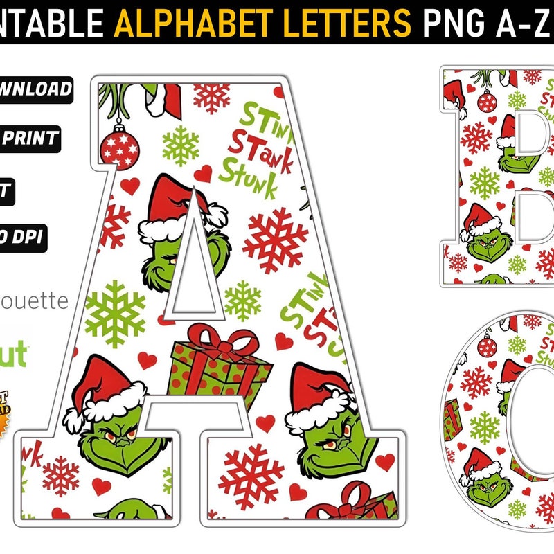 Grinch Clipart - Etsy